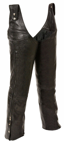 Milwaukee Beltless Adjustable Side Snap Chaps | Maine-Line Leather