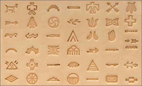 Native American Symbol Stamp Set | Maine-Line Leather